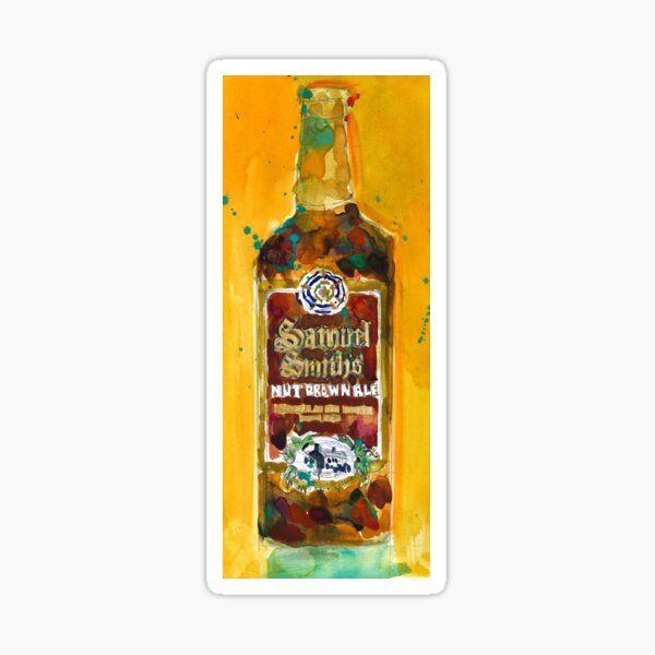 "Samuel Smith Nut Brown Ale Beer Bottle" Sticker for Sale by dfrdesign ...