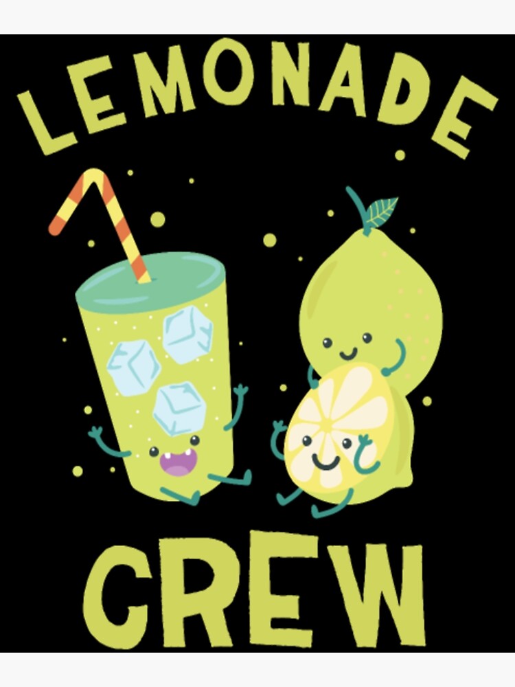 "Cute kawaii Lemonade Crew" Poster by Holidays68 | Redbubble