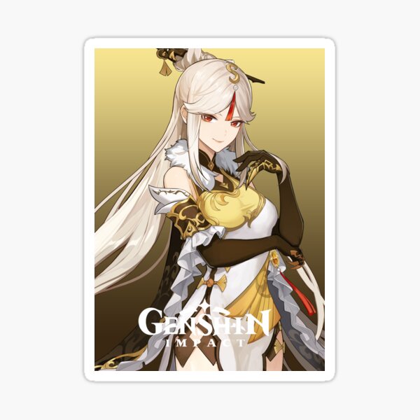 "Ningguang Genshin Impact" Sticker for Sale by Nadine-Suciu | Redbubble