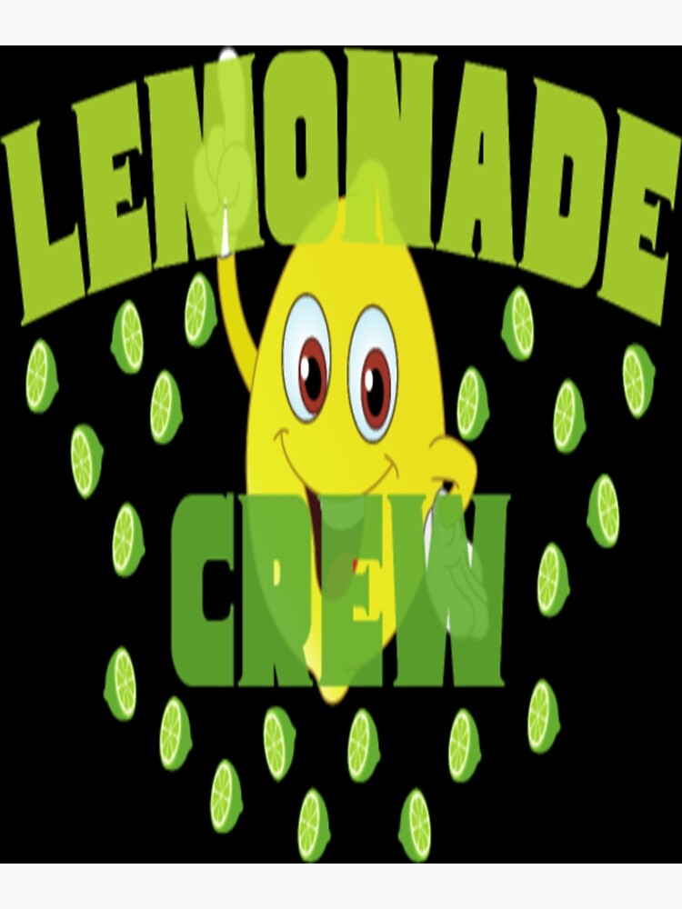 "Funny Lemonade Crew" Poster by Holidays68 | Redbubble