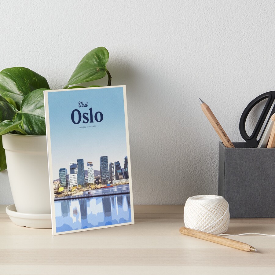 "Visit Oslo " Poster for Sale by CallumGardiner | Redbubble