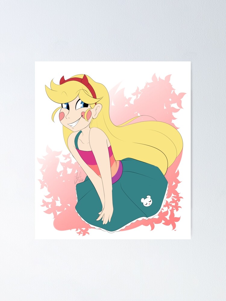 "Star Butterfly" Poster by Freeze-pop88 | Redbubble