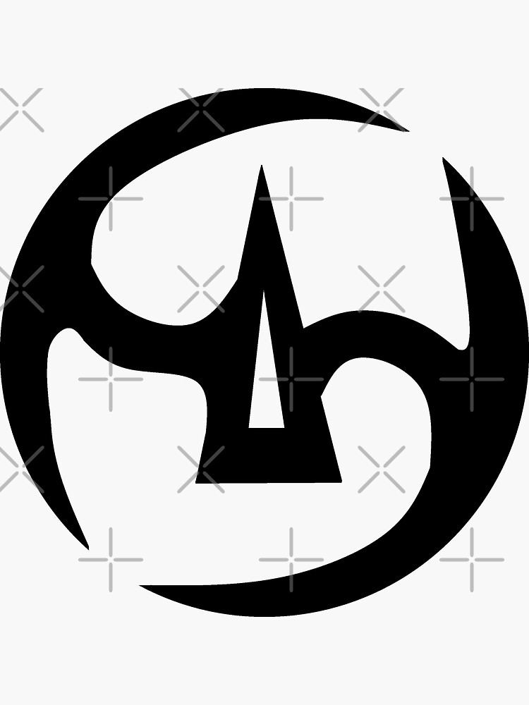 "Samurai SAM Minimalistic Black Job Icon - Final Fantasy XIV" Sticker ...