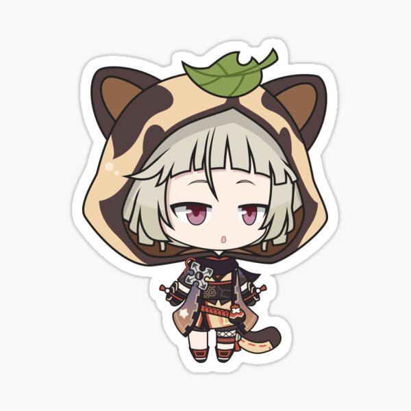 Pegatina «Sayu - Impacto de Genshin» de KyraWaifu | Redbubble