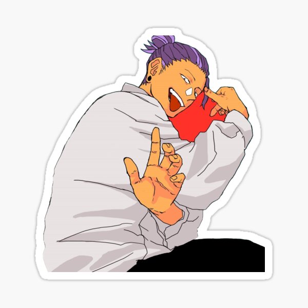 "geto [[jujutsu kaisen]]" Sticker for Sale by saberymouse | Redbubble
