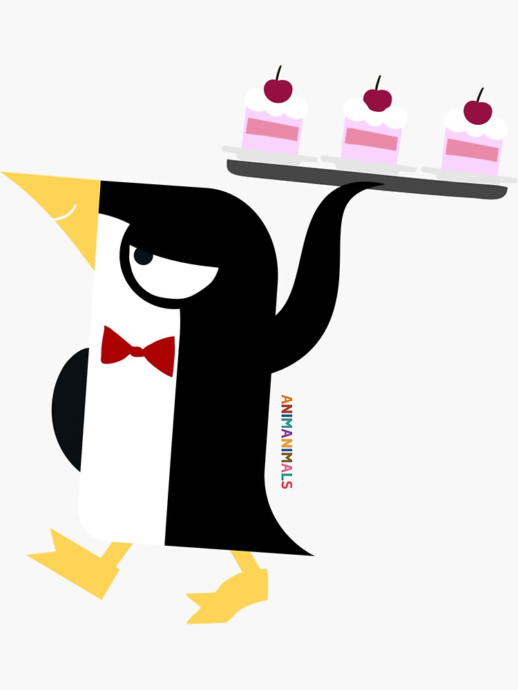 "Animanimals Penguin" Sticker by FILMBILDER | Redbubble