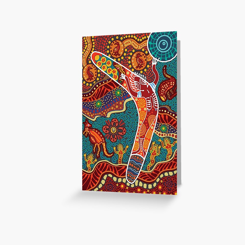"Aboriginal art" Greeting Card for Sale by Earths-finest | Redbubble