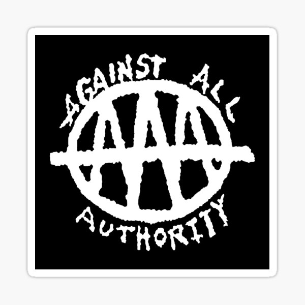 "Against All Authority Logo" Sticker for Sale by alexakoeh | Redbubble