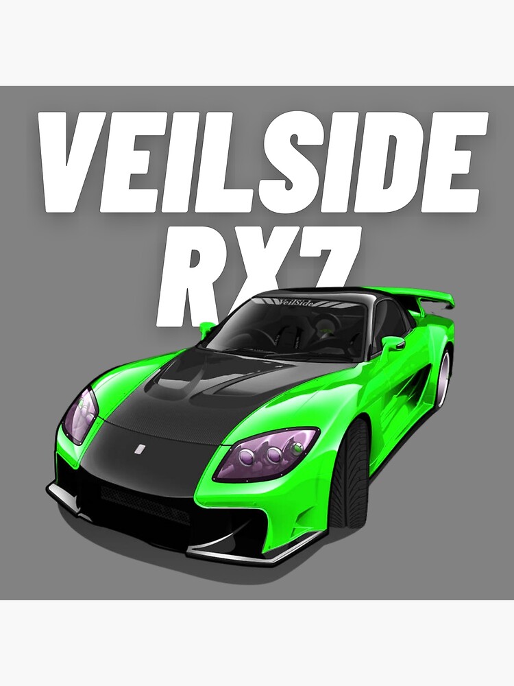 "Veilside rx7" Art Print by MOTOSHIFT | Redbubble