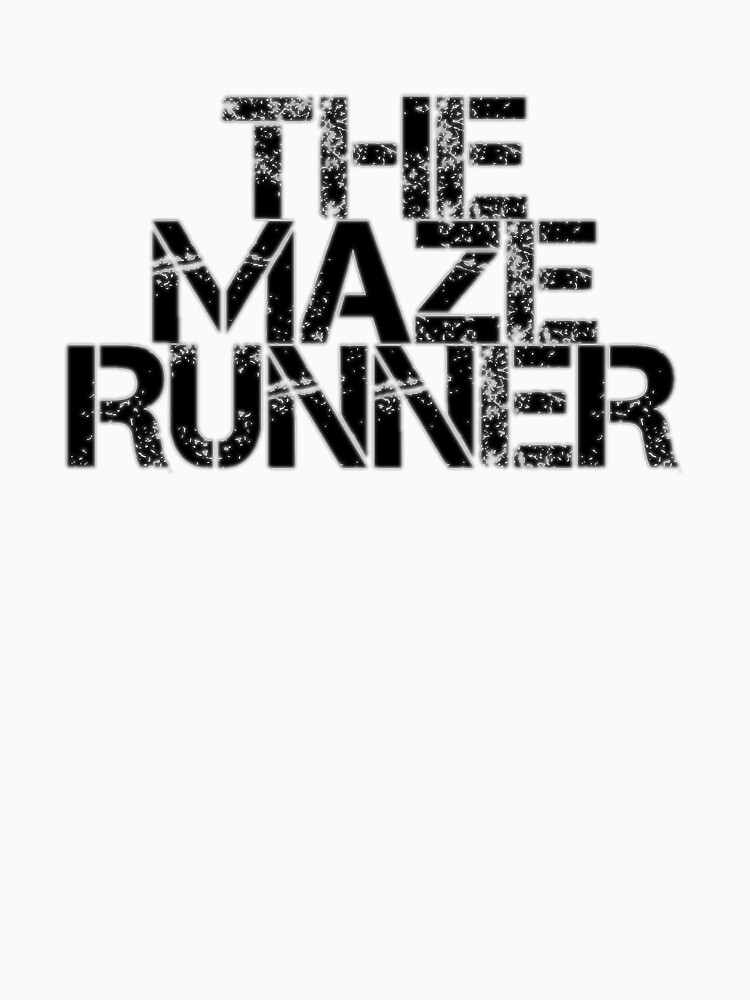 "The Maze Runner (Black)" T-shirt for Sale by fandomtshirtss | Redbubble