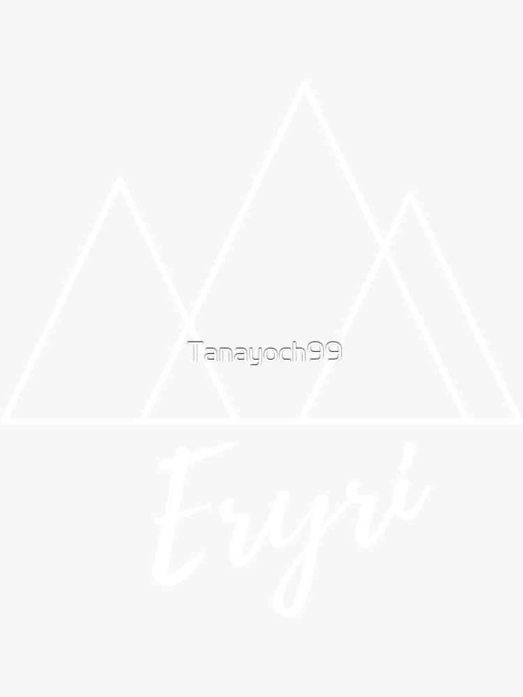 "Eryri" Sticker for Sale by Tanayoch99 | Redbubble