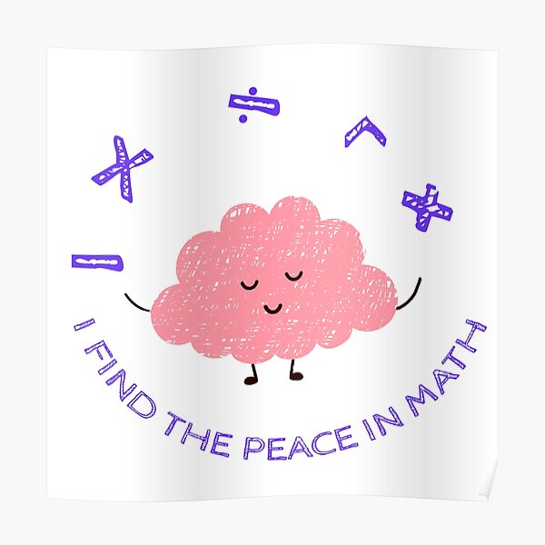"Math Funny Cartoon" Poster for Sale by freeArt10 | Redbubble