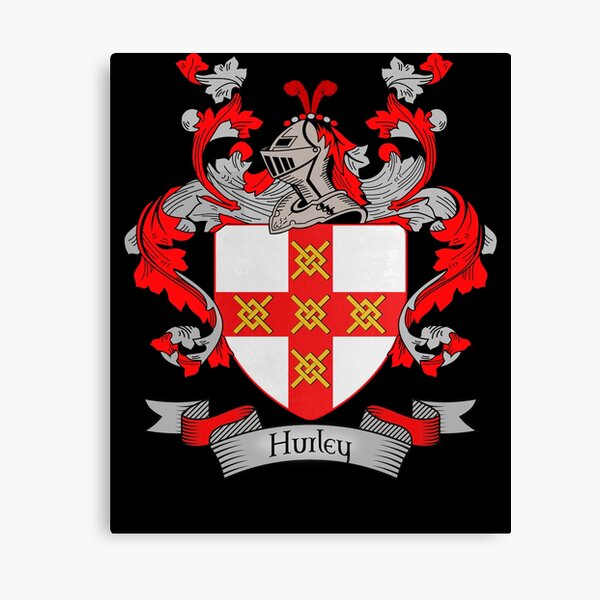 "Hurley Coat of Arms | Hurley Family Crest" Canvas Print by chuppys ...