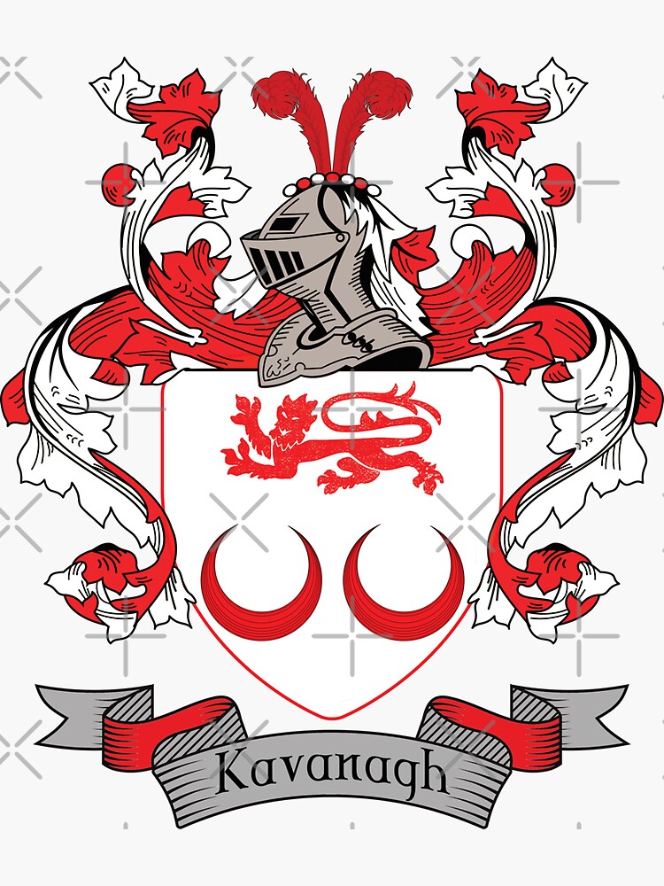 "Kavanagh Coat of Arms | Kavanagh Family Crest" Sticker for Sale by ...