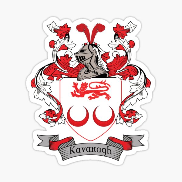 "Kavanagh Coat of Arms | Kavanagh Family Crest" Sticker for Sale by ...