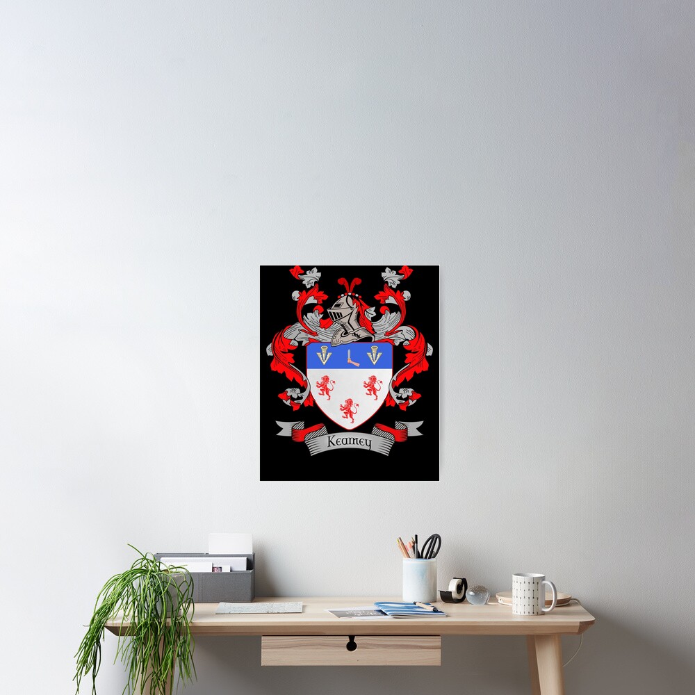 "Kearney Coat of Arms | Kearney Family Crest" Poster for Sale by ...