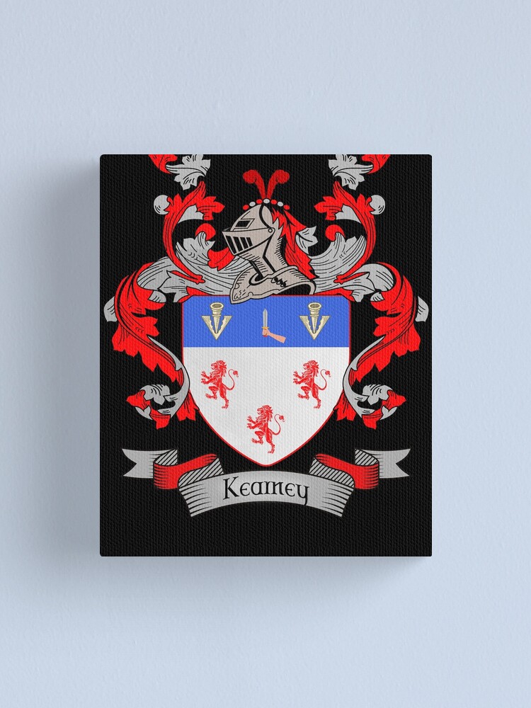 "Kearney Coat of Arms | Kearney Family Crest" Canvas Print by chuppys ...
