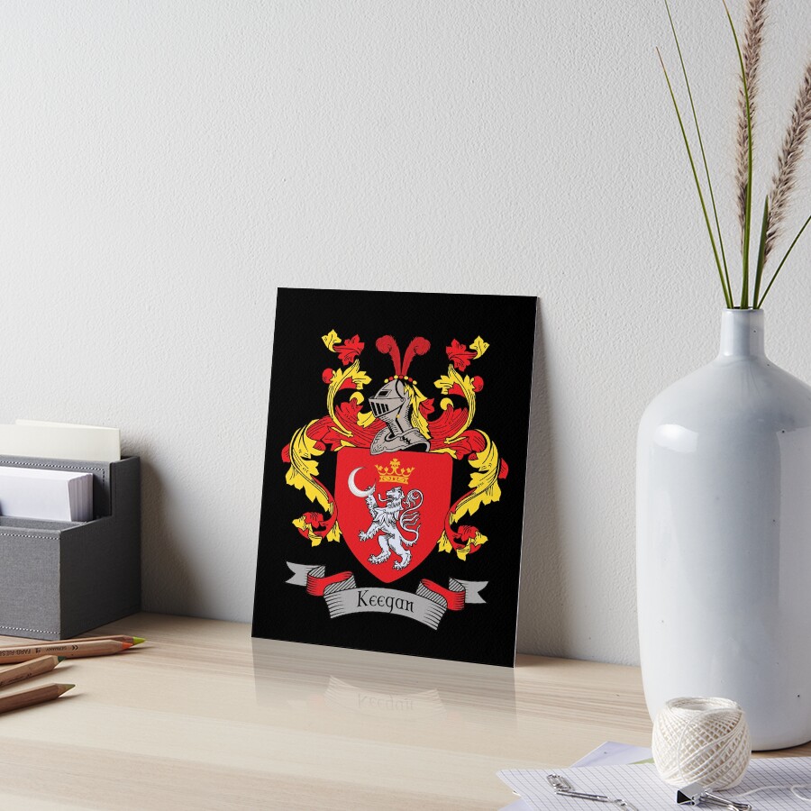 "Kearney Coat of Arms | Kearney Family Crest" Art Board Print for Sale ...