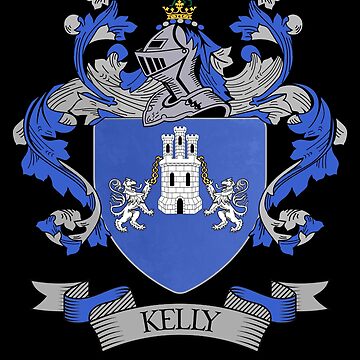 "Kelly Coat of Arms | Kelly Family Crest" Sticker for Sale by chuppys ...