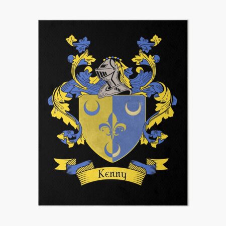 "Kenny Coat of Arms | Kenny Family Crest" Art Board Print by chuppys ...