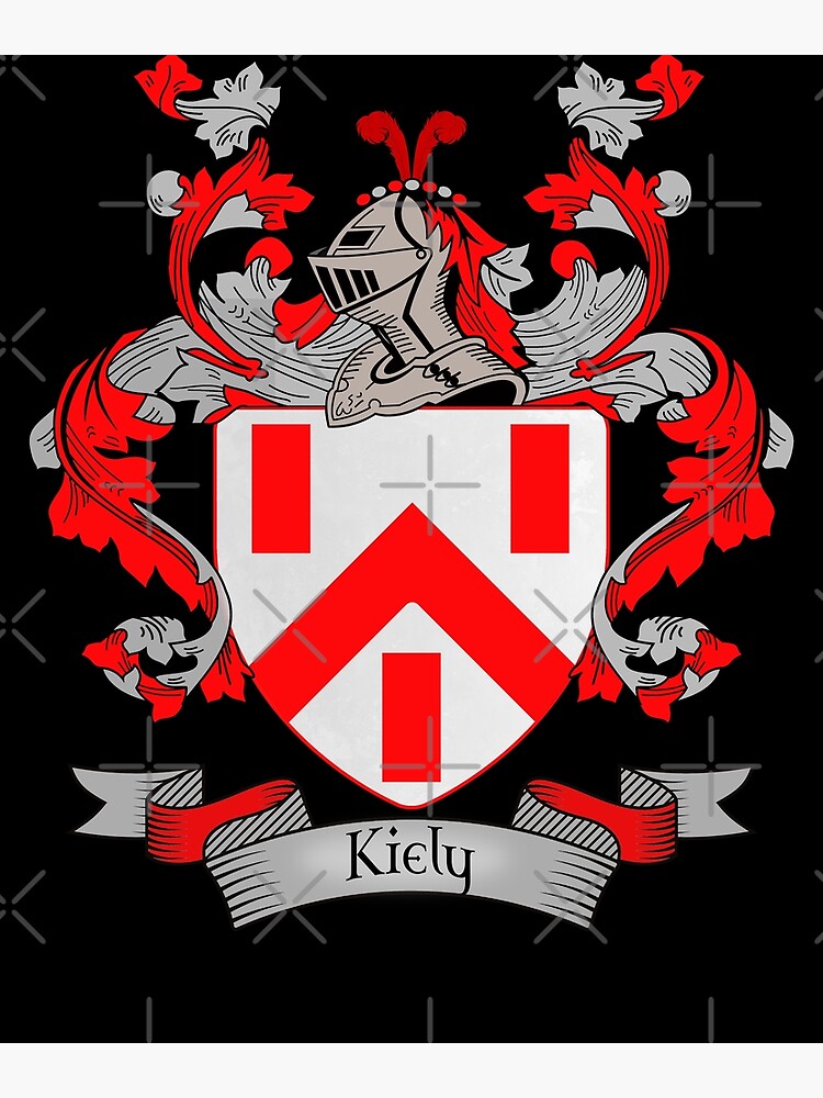"Kiely Coat of Arms | Kiely Family Crest" Art Print by chuppys | Redbubble