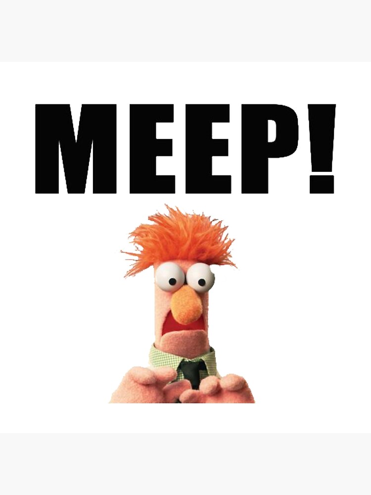 "Beaker MEEP" Poster for Sale by adregigi | Redbubble