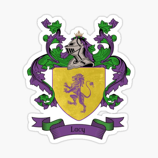"Lacy Coat of Arms | Lacy Family Crest" Sticker by chuppys | Redbubble