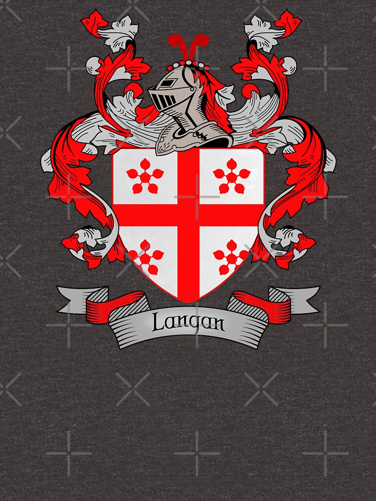 "Langan Coat of Arms | Langan Family Crest" T-shirt for Sale by chuppys ...
