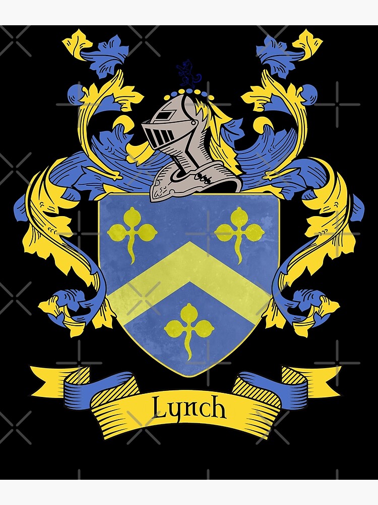 Póster «Escudo de armas de Lynch | Cresta de la familia Lynch» de ...