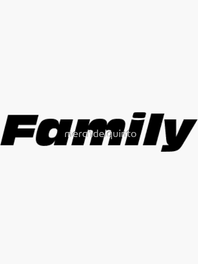 "Family. Fast and Furious. Dominic Toretto. Vin Diesel" Sticker for ...