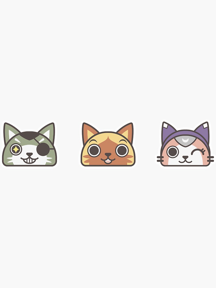 "Monster Hunter - MH Stories Felyne" Sticker for Sale by SilentIndigo ...