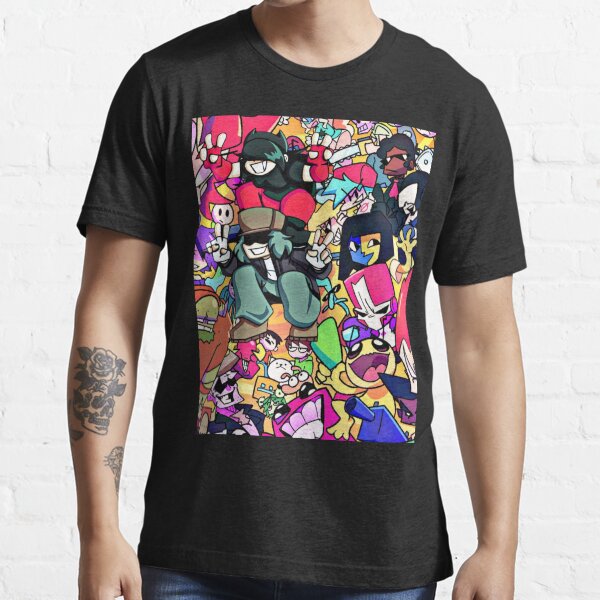 "Fnf Characters Friday Night Funkin" T-shirt for Sale by Dizzaa ...