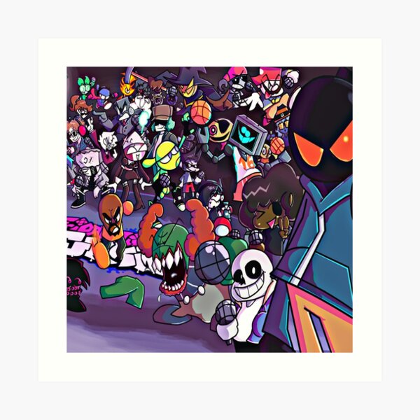 "Fnf best Characters Friday Night Funkin " Art Print for Sale by Dizzaa ...
