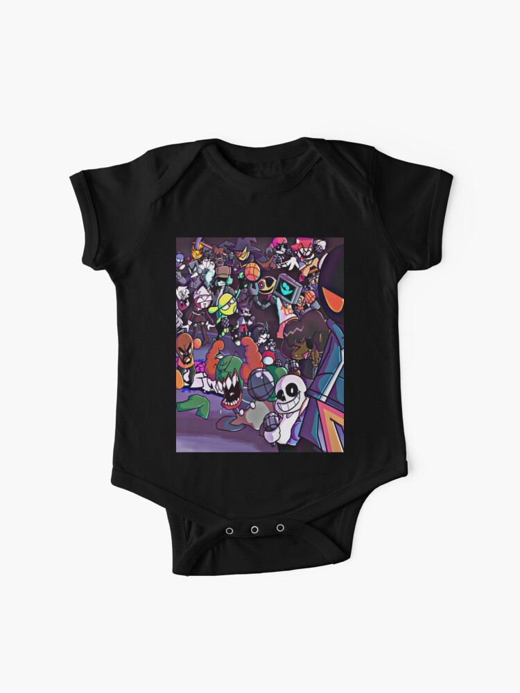 "Fnf best Characters Friday Night Funkin " Baby One-Piece for Sale by ...