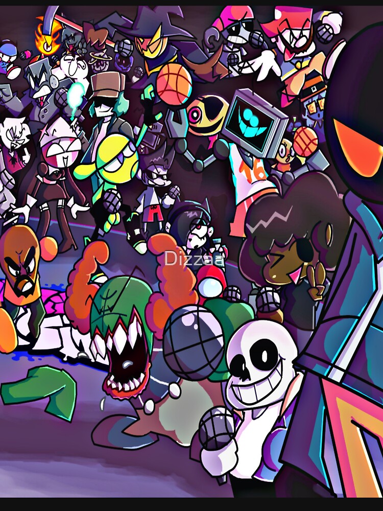 Fnf Best Characters Friday Night Funkin Classic T-Shirt Designed & Sold ...