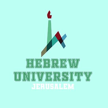 "Hebrew University" Sticker for Sale by Kaixiu-Art | Redbubble