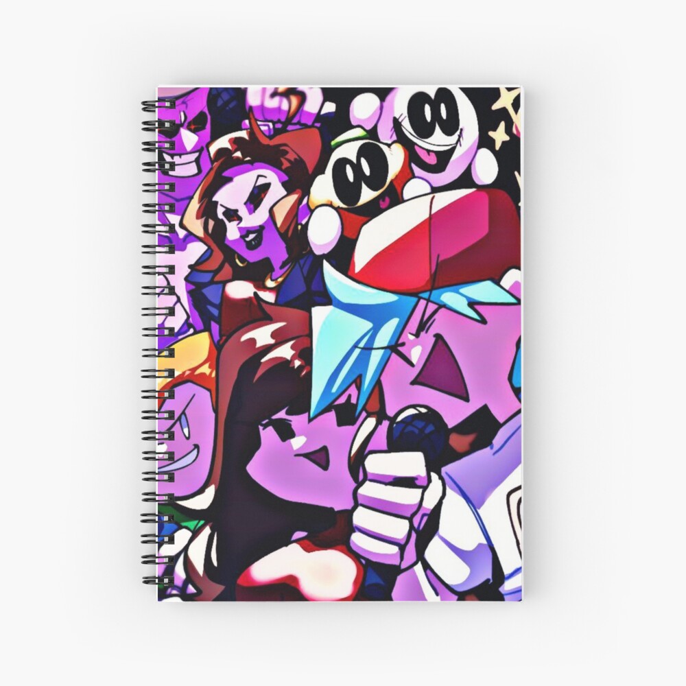 "Friday Night Funkin Characters fnf" Spiral Notebook for Sale by Dizzaa ...