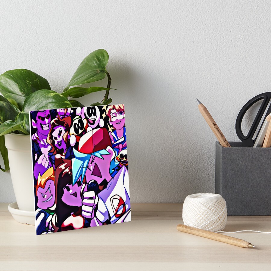 "Friday Night Funkin Characters fnf" Art Board Print for Sale by Dizzaa ...