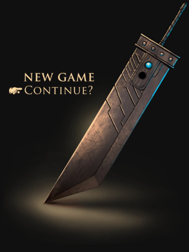 "Final Fantasy 7 Continue Playing New Game Final Fantasy Vii Title ...