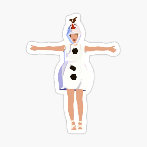 "taylor swift olaf illustration" Sticker for Sale by irramm | Redbubble
