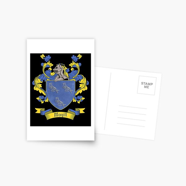 "Magill Coat of Arms | Magill Family Crest" Postcard for Sale by ...