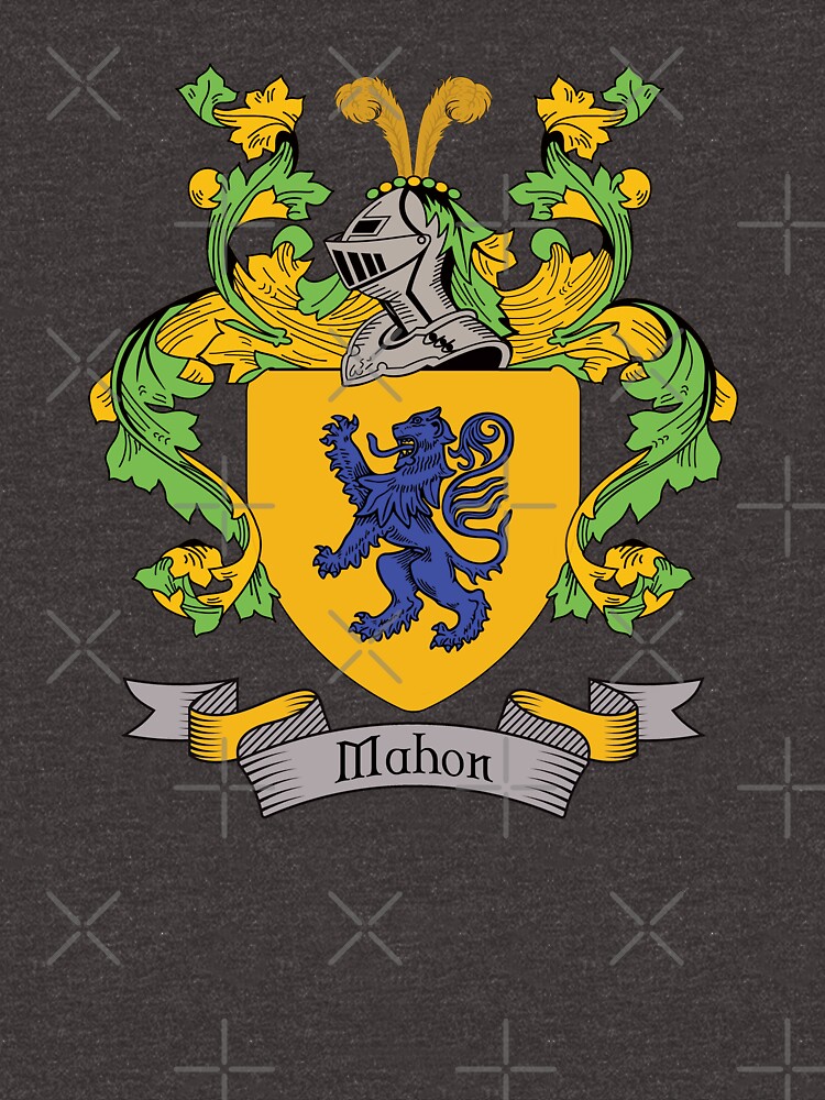"Mahon Coat of Arms | Mahon Family Crest" T-shirt for Sale by chuppys ...