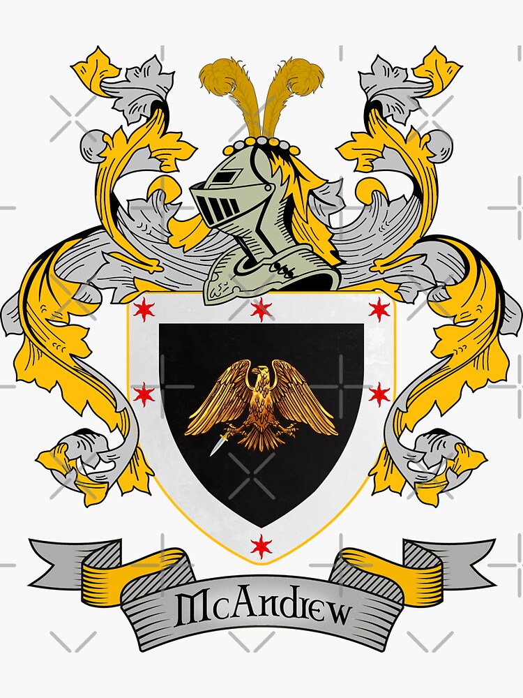 "McAndrew Coat of Arms | McAndrew Family Crest" Sticker for Sale by ...