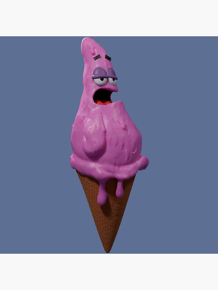 "Bubblegum Ice Cream Patrick Art" Poster for Sale by danieldeklawn ...