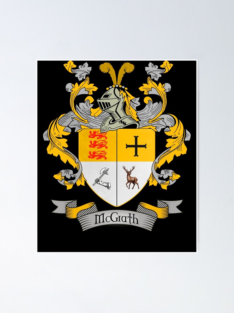 "McGrath Coat of Arms | McGrath Family Crest" Poster by chuppys | Redbubble