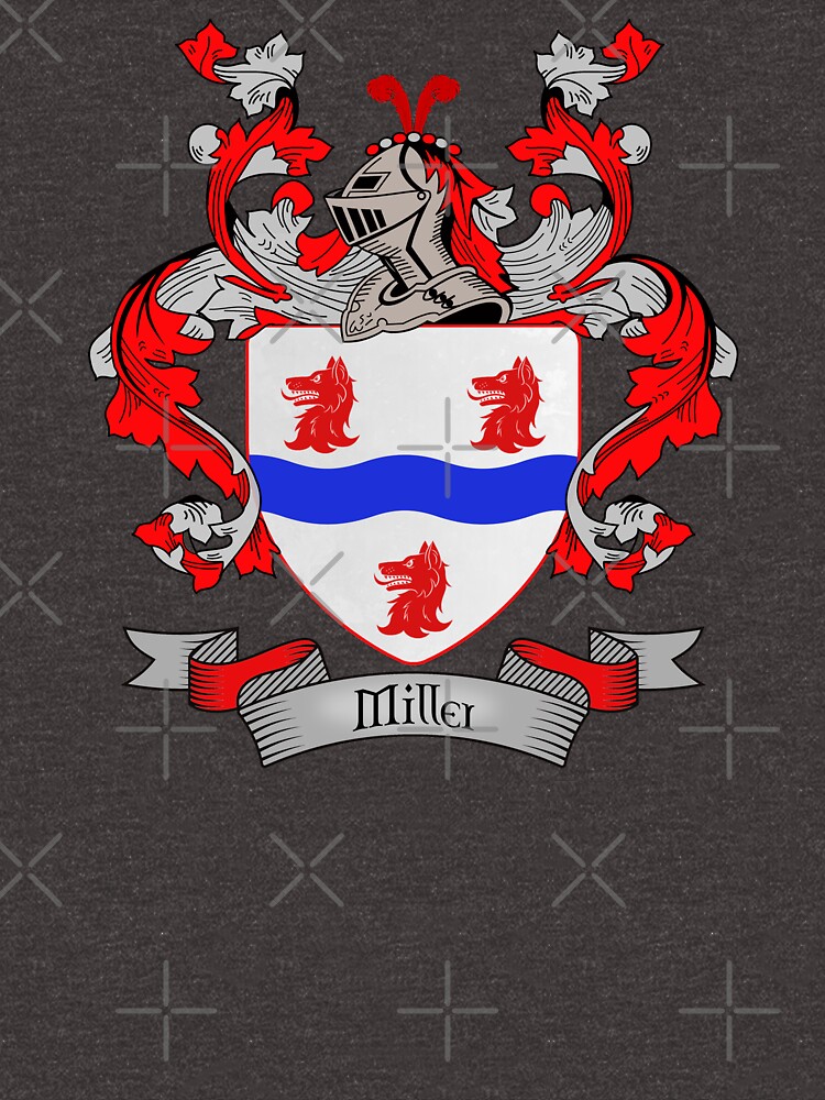 "Miller Coat of Arms | Miller Family Crest" T-shirt for Sale by chuppys ...