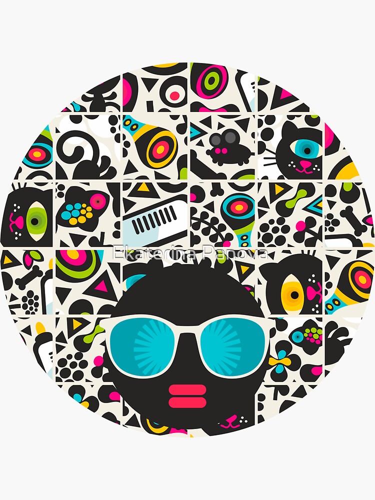 "Cats" Sticker by panova | Redbubble