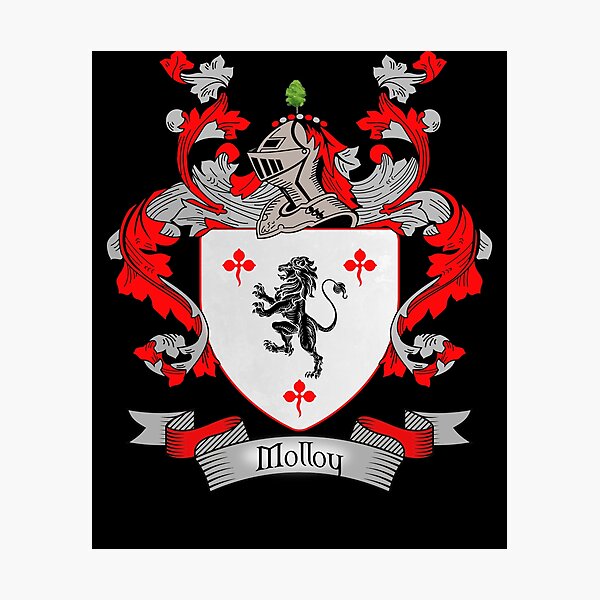 "Molloy Coat of Arms | Molloy Family Crest" Photographic Print for Sale ...