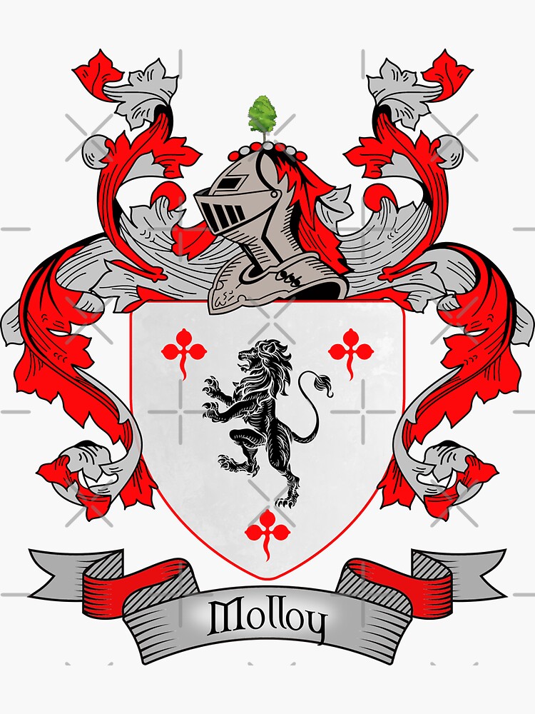 "Molloy Coat of Arms | Molloy Family Crest" Sticker for Sale by chuppys ...