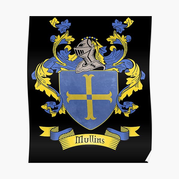 "Mullins Coat of Arms | Mullins Family Crest" Poster for Sale by ...